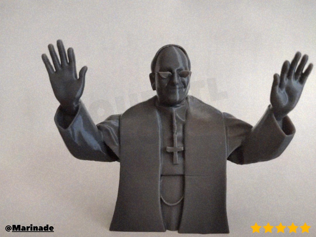 Pope Leo XIV STL File, New Pope Figure, Pope Leo XIV 3D Printing ...