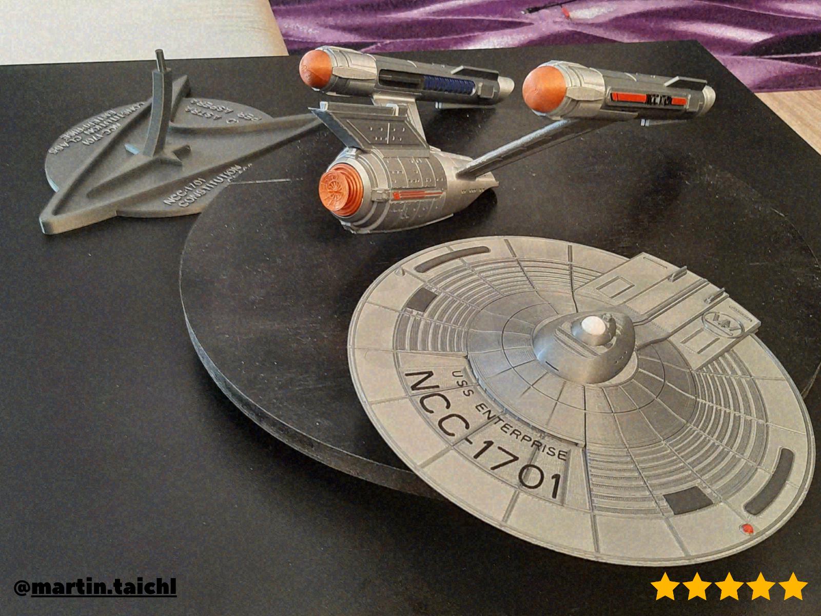 Star Trek Enterprise Constitution Class Model, Starship - 3D Printing ...