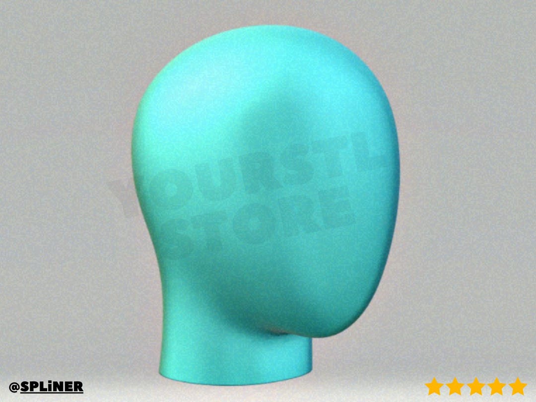 FREE Mannequin Head 3D Model File, Bambulab MAKER 3D Printing - Blender ...