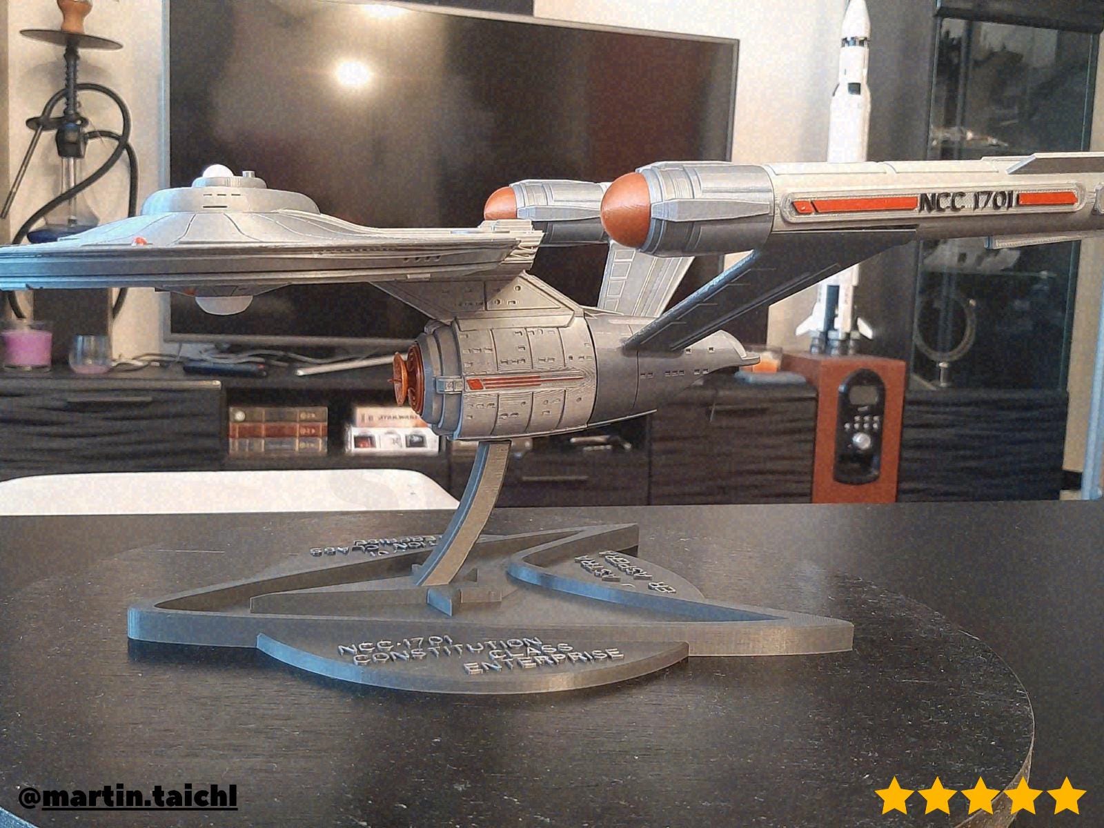Star Trek Enterprise Constitution Class Model, Starship - 3D Printing ...