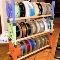 Filament Rack Storage Bracket 3D Print Design - Etsy