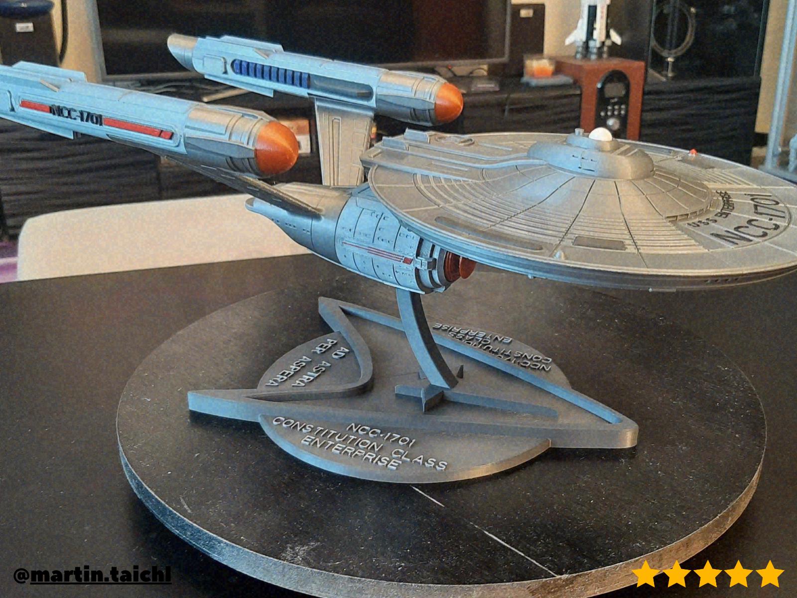 Star Trek Enterprise Constitution Class Model, Starship - 3D Printing ...