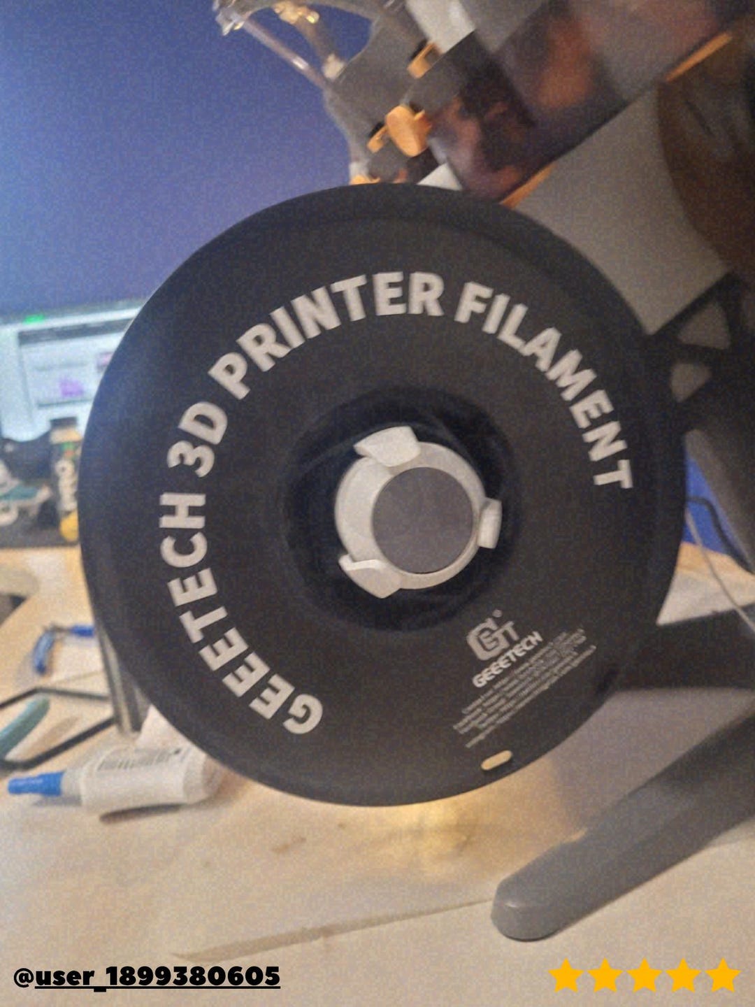 SPOOL Adapter for GEEETECH 1000g, GEEETECH Filament Holder - 3D ...
