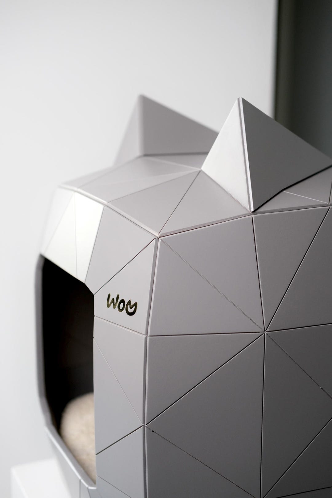 Luxury Geometric Cat House | Modern Designer Pet Furniture | Handmade ...