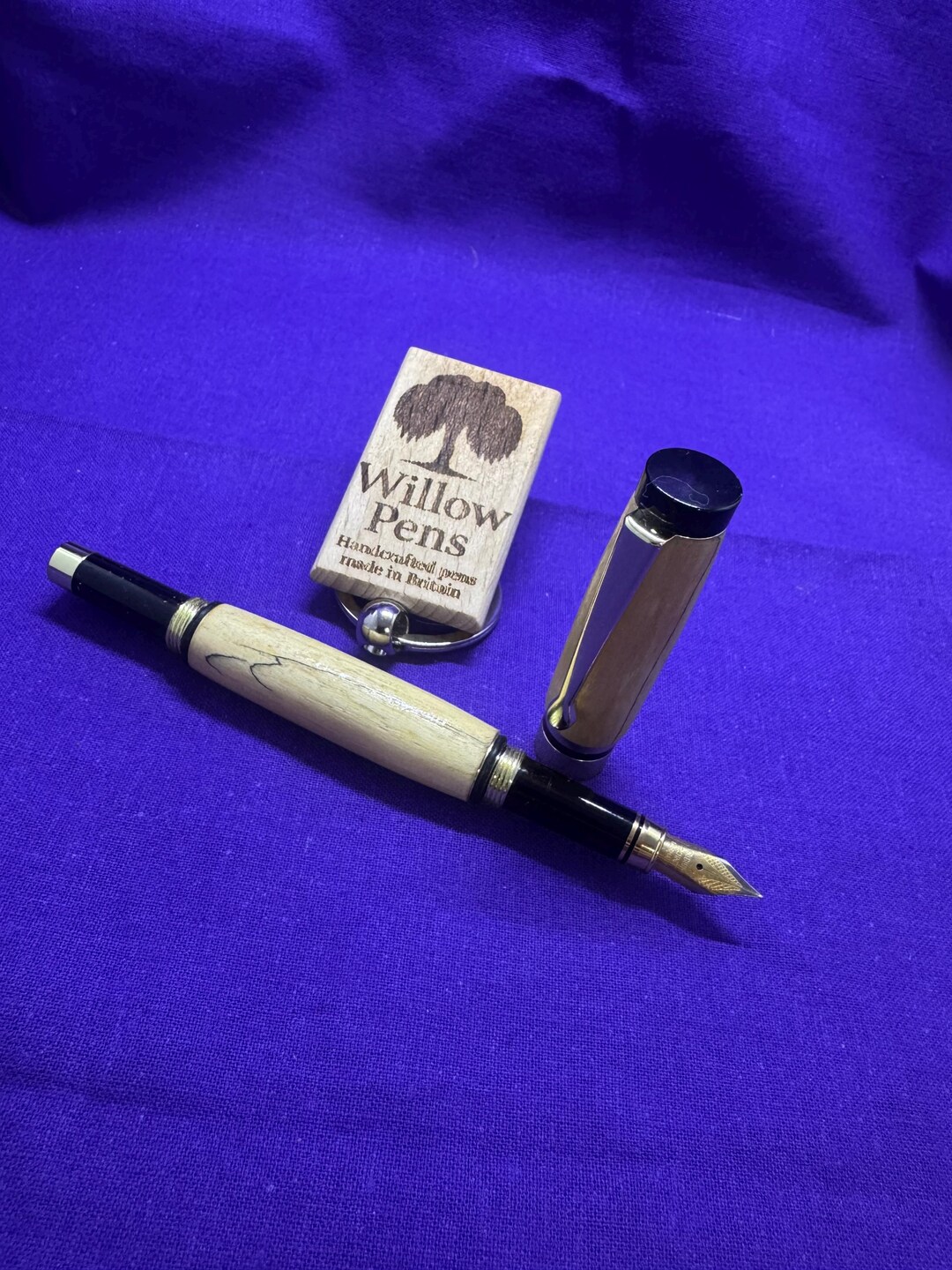 Handcrafted Willow Fountain Pen Made From British Willow and Finished ...