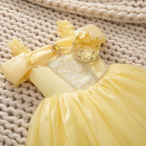 Belle Dress for Girls : Disney Princess Gown, Yellow Princess Costume ...