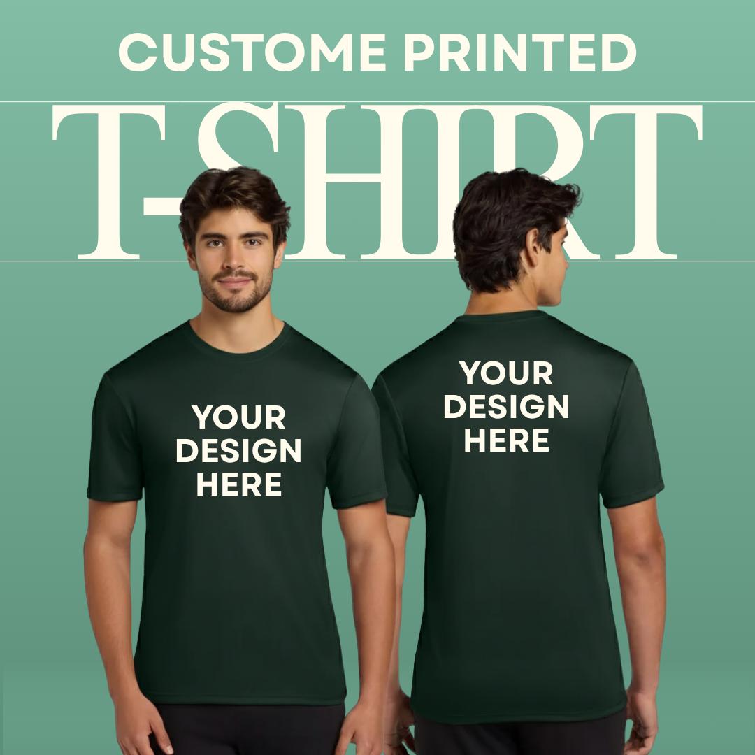 Custom Printed Dri-fit Performance T-shirt, Moisture Wicking - Etsy