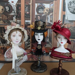 Artistic Doll Bust in the Empire Style. Sculpture OOAK. Unique Handwork ...