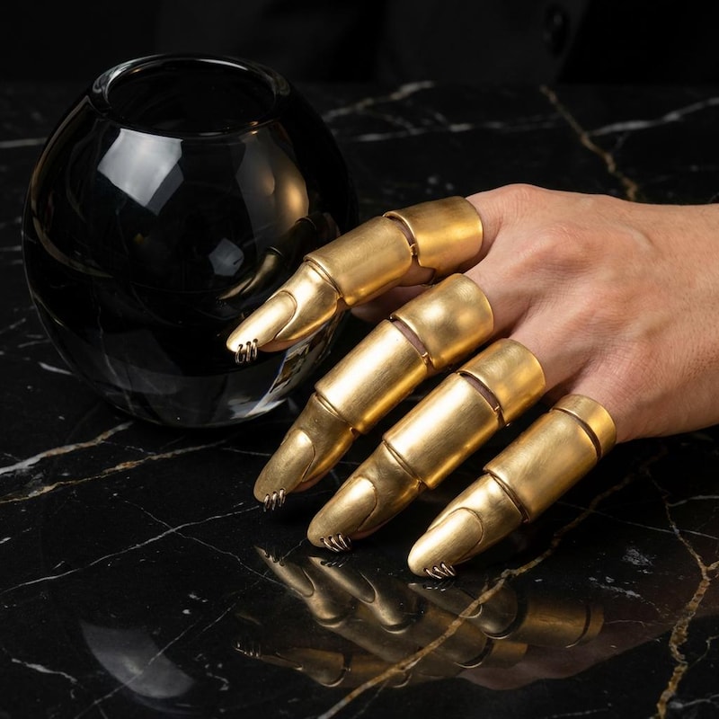 Metal Finger Nails - Etsy