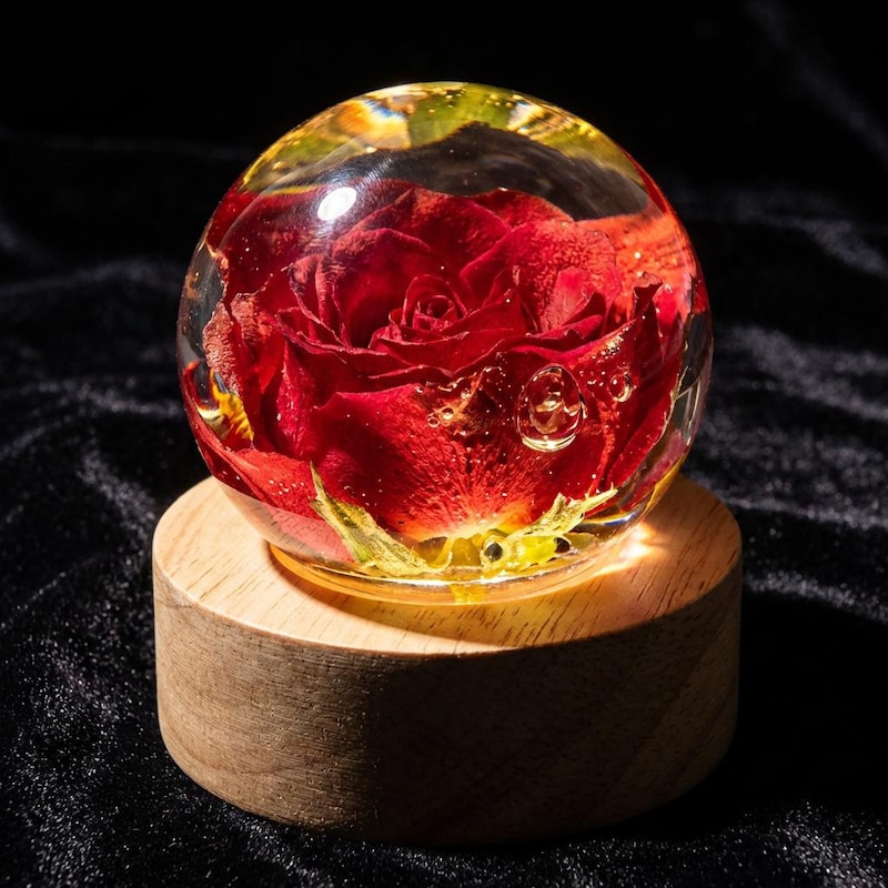 Rose Resin Table - Etsy