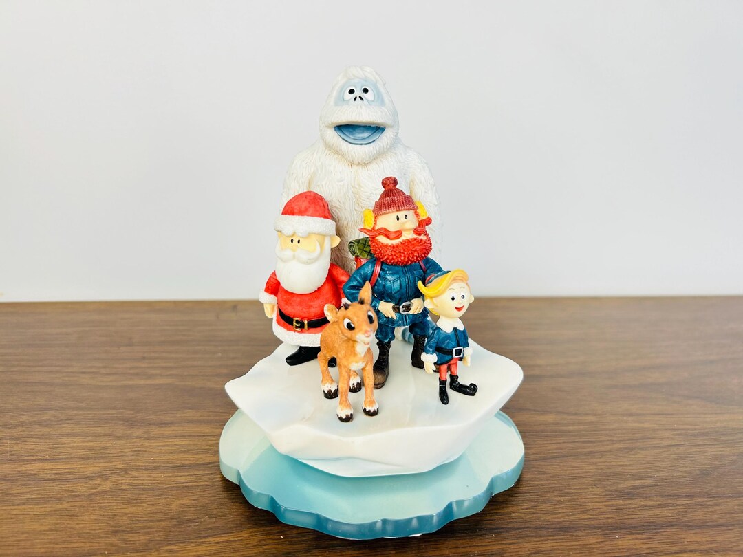 Rare Enesco Rudolph and Friends Display, Vintage Christmas Collectible ...