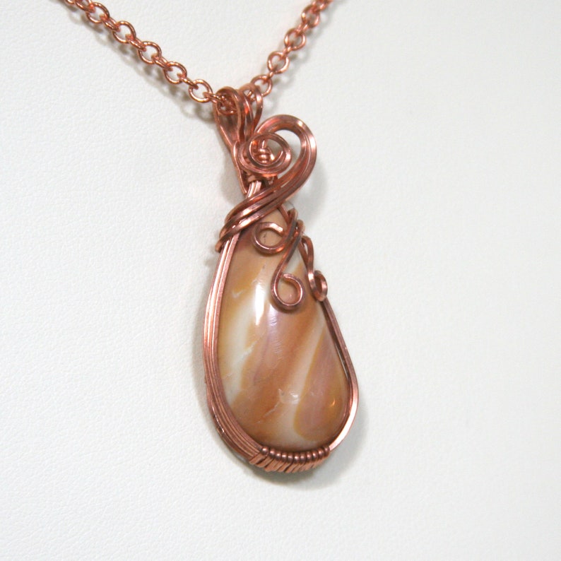 Hickoryite Banded Rhyolite Gemstone Cabochon Pendant Necklace - Etsy Canada