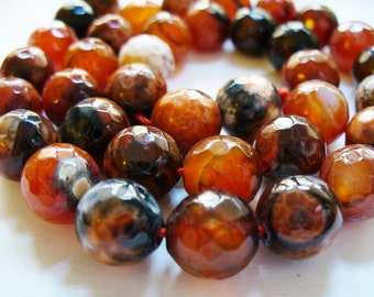 Round Agate Beads | Etsy