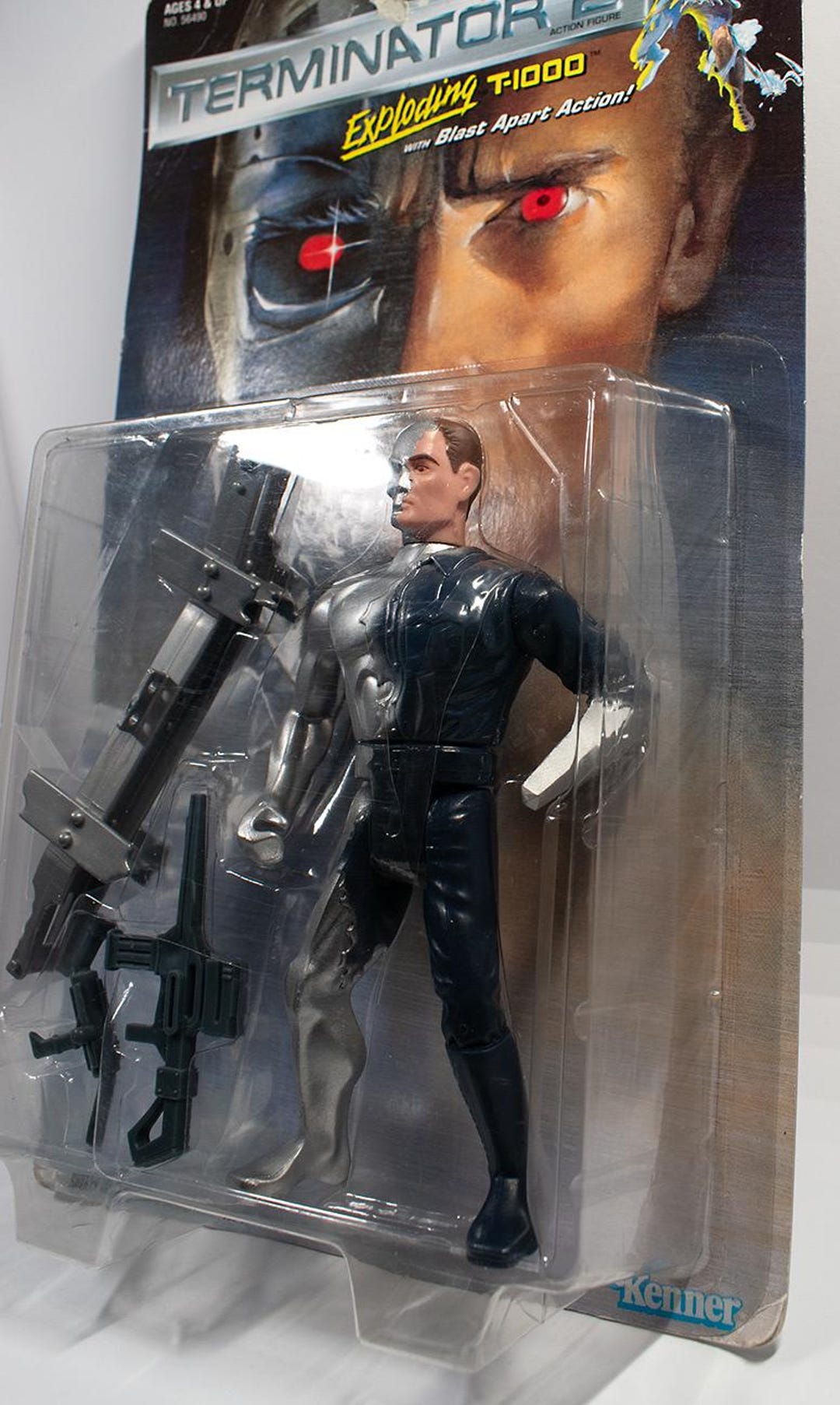 Terminator 2 Exploding T-1000 Action Figure With Blast Apart Action ...