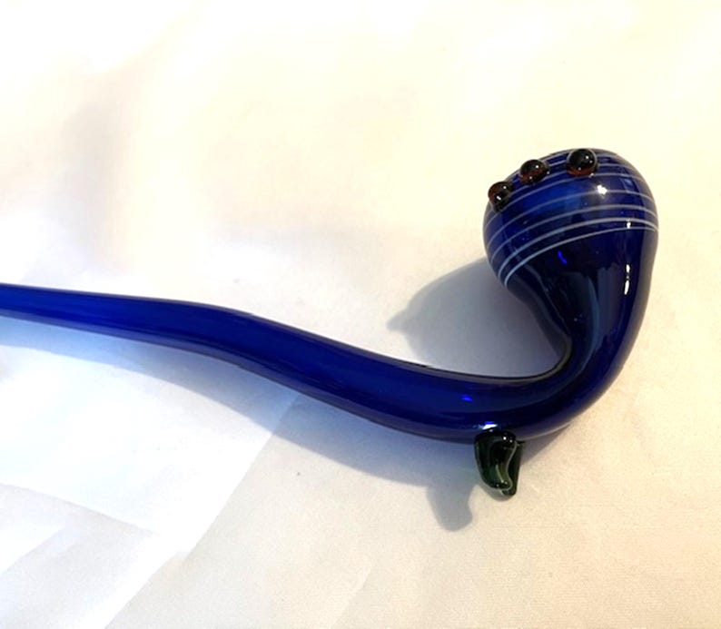 Glass Pipe, Gandalf Blue Style Glass Pipe, Cool Design Pipe, Custom ...