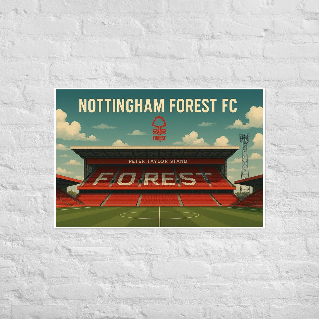 Nottingham Forest Poster & Framed Options - Etsy