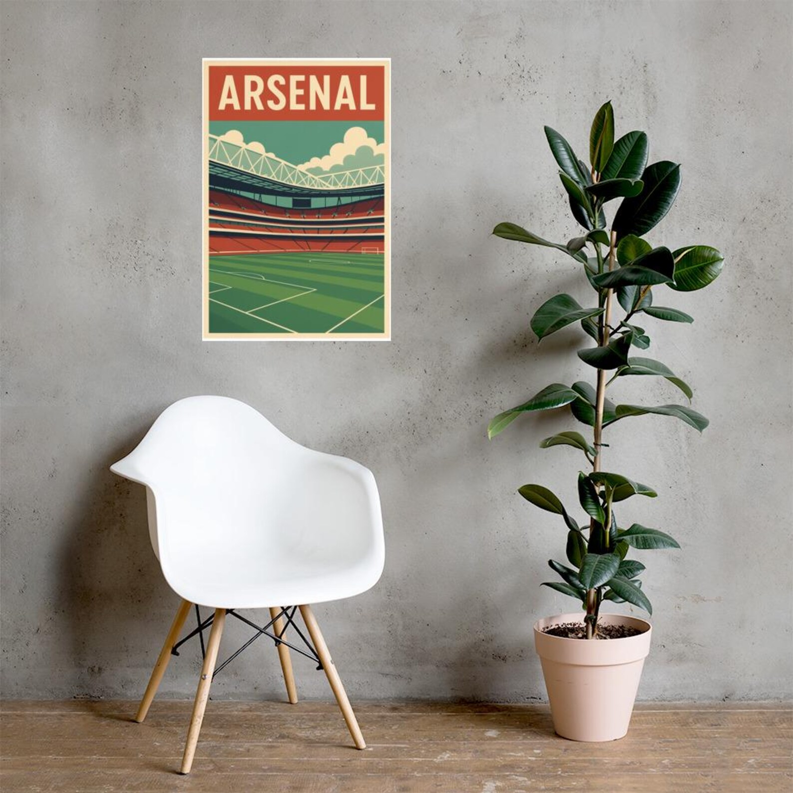 Arsenal FC - Emirates Stadium Poster & Framed Options - Etsy