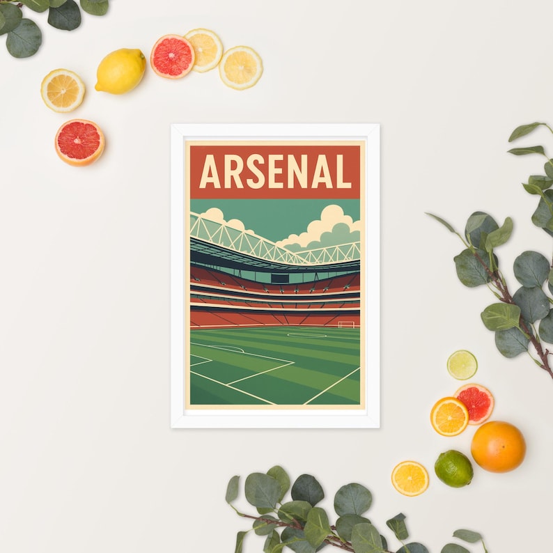 Arsenal FC - Emirates Stadium Poster & Framed Options - Etsy