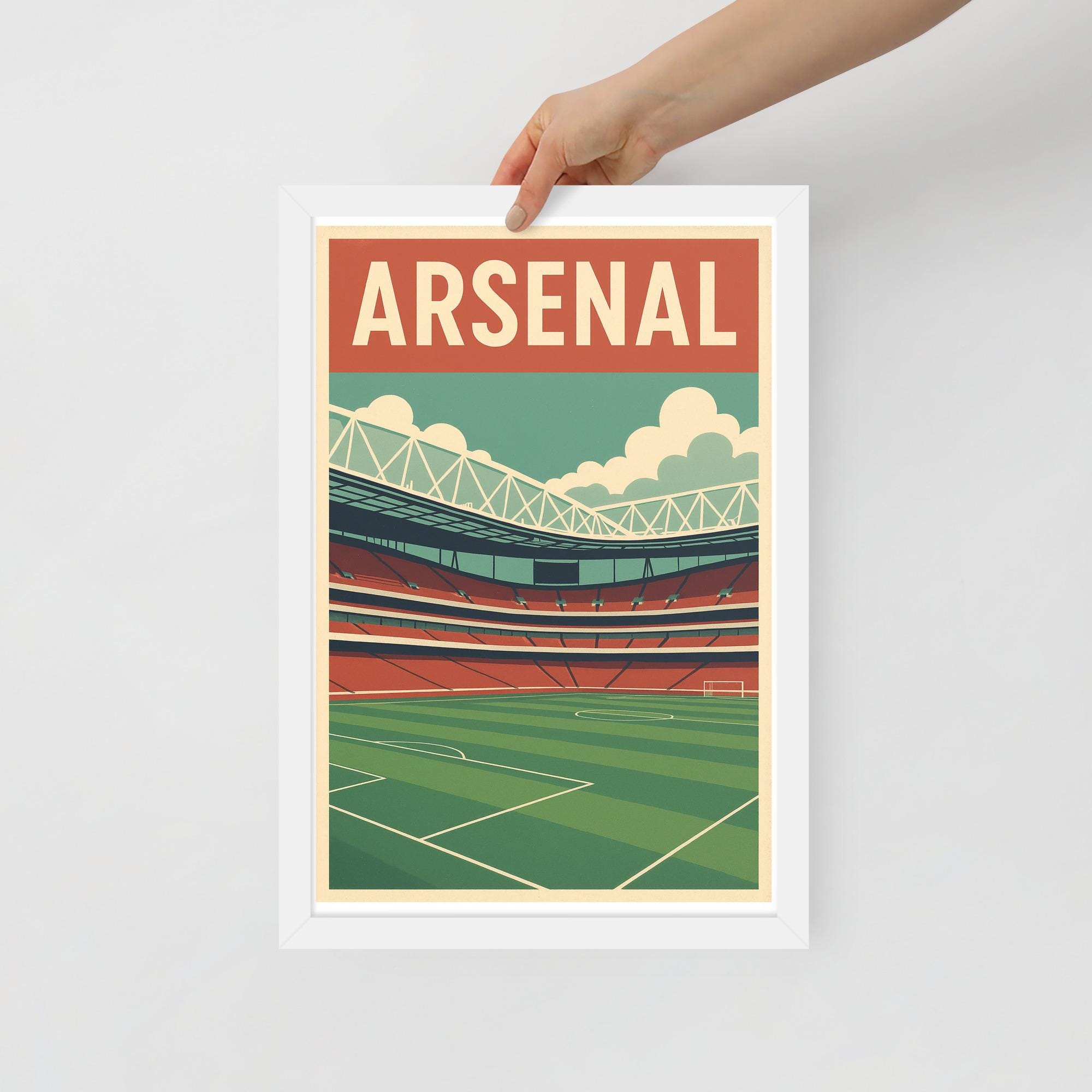 Arsenal FC - Emirates Stadium Poster & Framed Options - Etsy