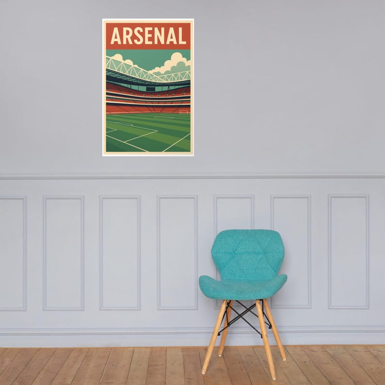 Arsenal FC - Emirates Stadium Poster & Framed Options - Etsy