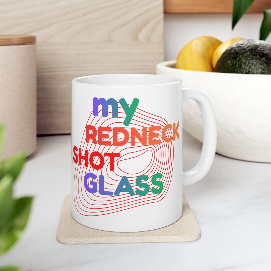 The Redneck Shot Glass Mug | Hilarious Christmas Gift for Him (husband ...