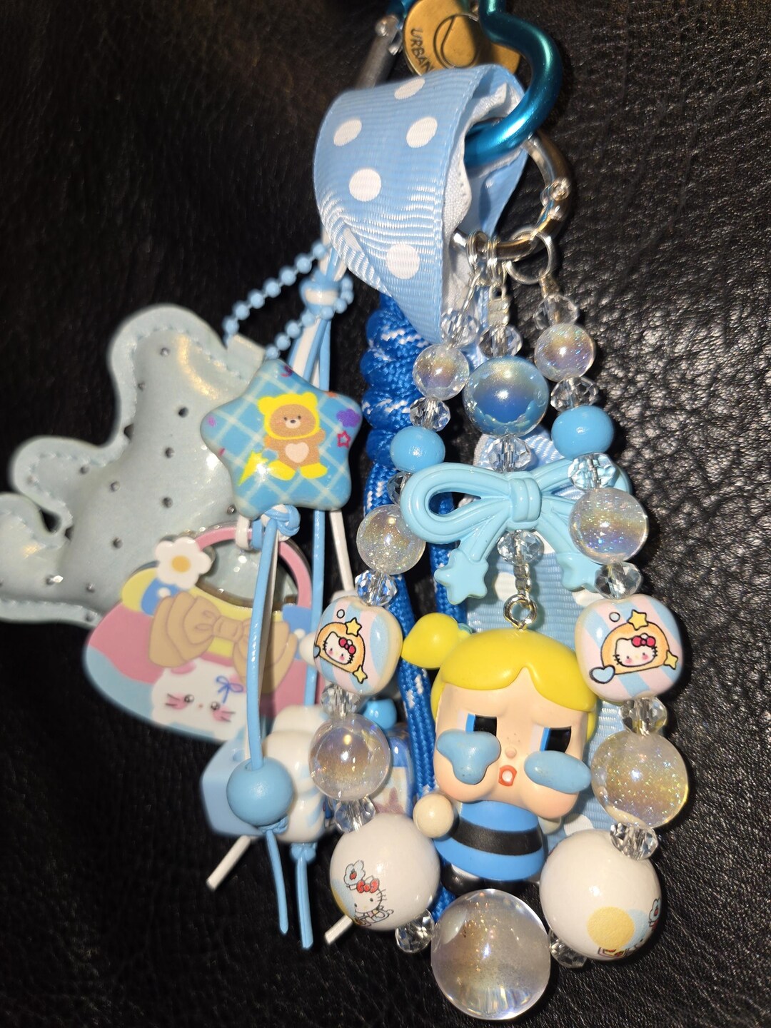 PPG X Crybaby Keychain: Bubbles Figure With Acrylic/painted Beads and ...