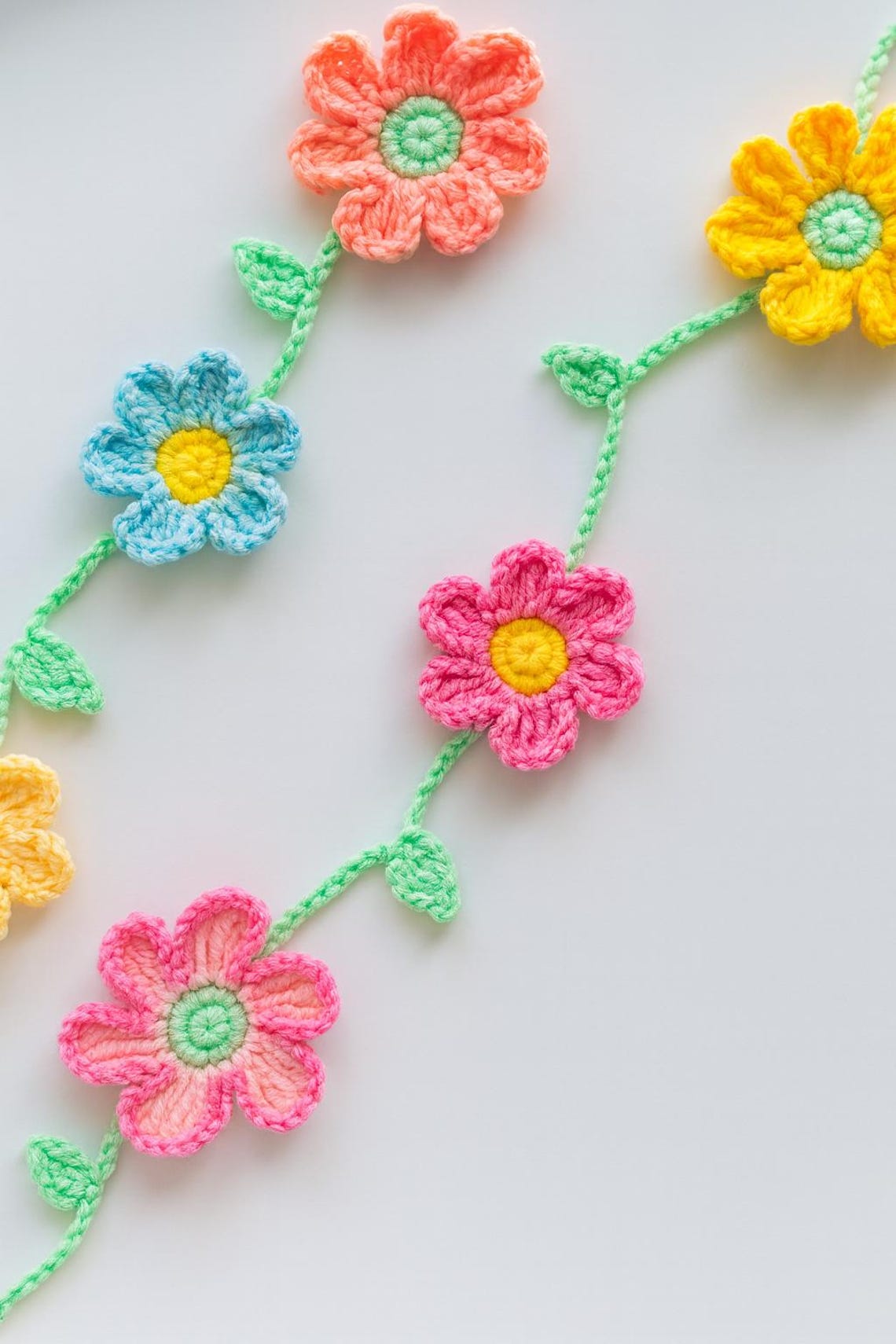 Crochet Flower Curtain Pattern | Beginner Floral Decor (PDF Instant ...