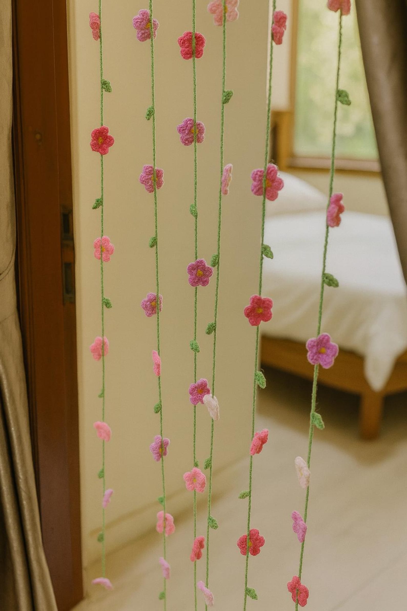 Crochet Flower Curtain Pattern | Beginner Floral Decor (PDF Instant ...