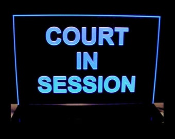 Court in Session Sign - Etsy