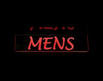 Ceiling Restroom Sign - Etsy