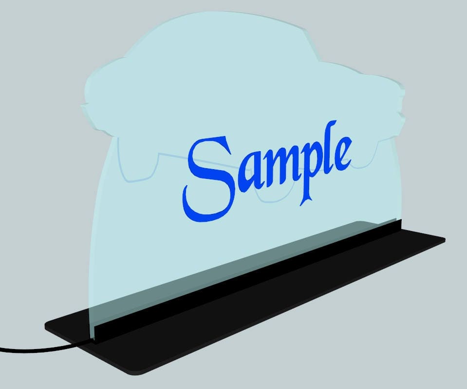 1970 Monte Carlo Acrylic Lighted Edge Lit LED Sign Full Size - Etsy