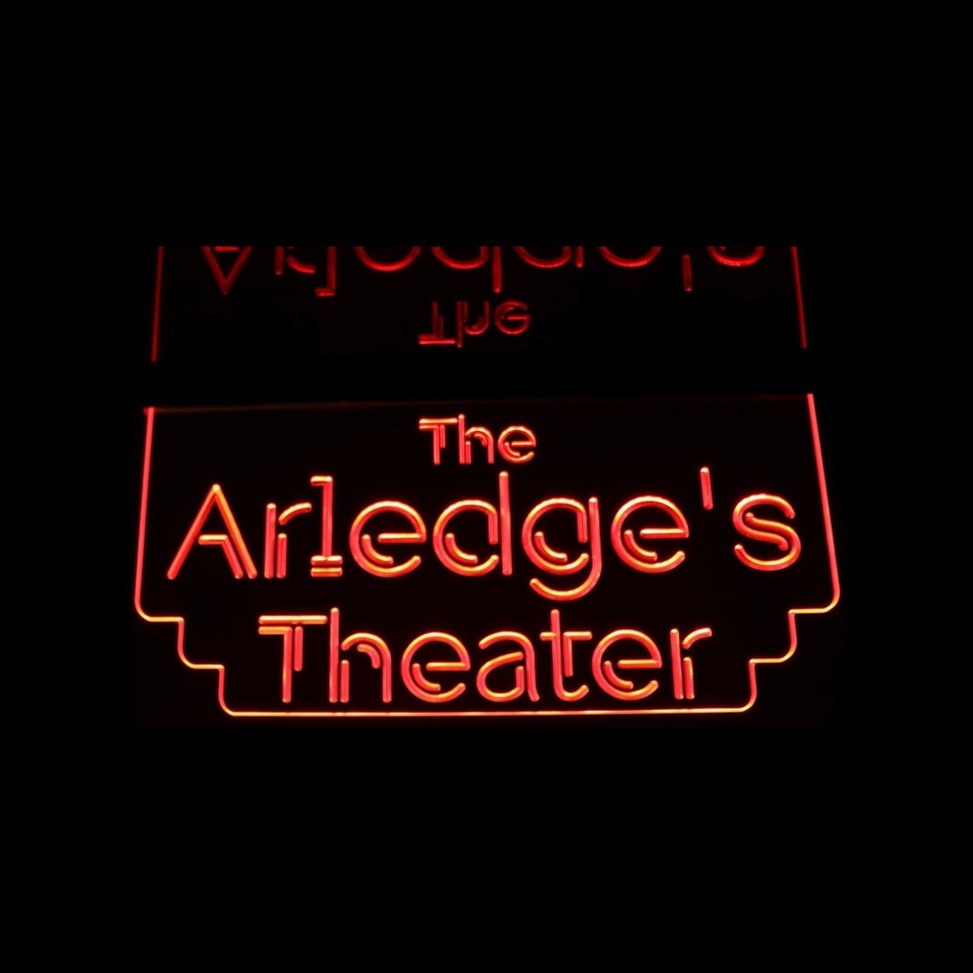 Theater Sign Home Movie Box Office Sign Ceiling Desk Flat to - Etsy