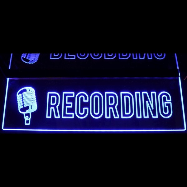 Recording in Progress Sign - Etsy
