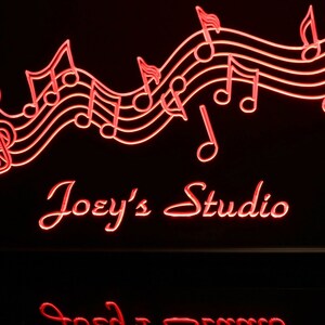 Music Scale Choose Your Text Acrylic Lighted Edge Lit LED Sign - Etsy