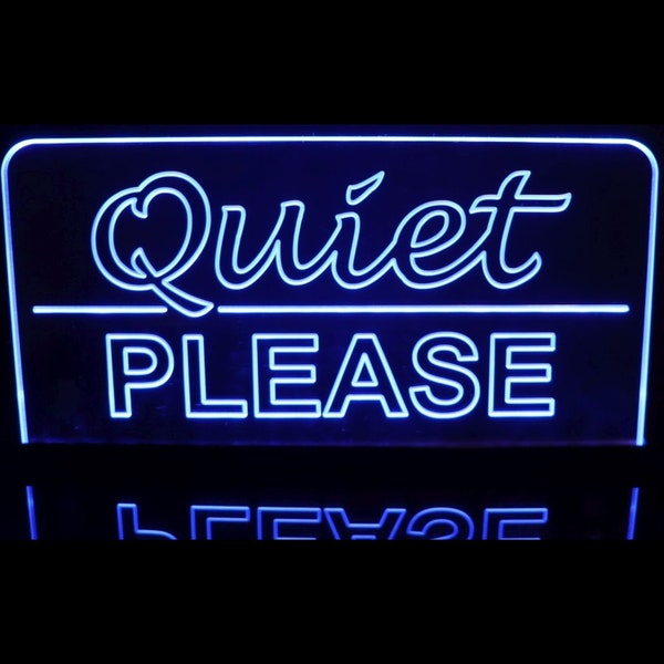 Quiet Please Sign - Etsy