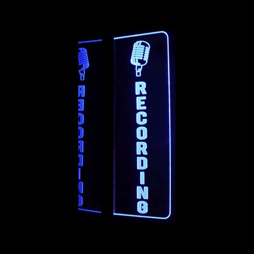 Recording Studio in Use Vintage Lighted Sign - Etsy