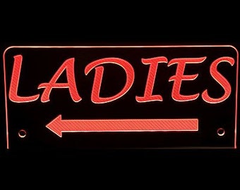 Ceiling Restroom Sign - Etsy