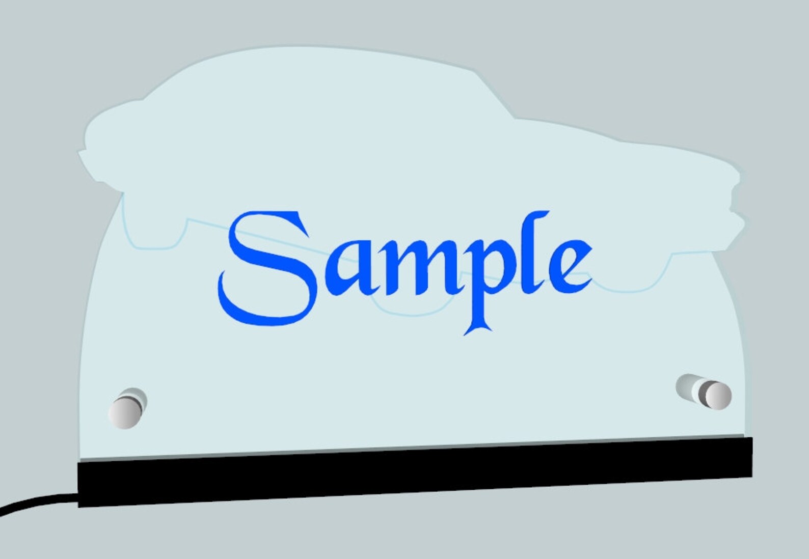 1972 Monte Carlo Acrylic Lighted Edge Lit LED Sign 72 Full | Etsy