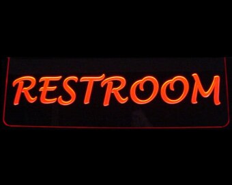 Ceiling Restroom Sign - Etsy