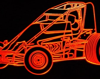 Acrylic Sign Sprint Car - Etsy
