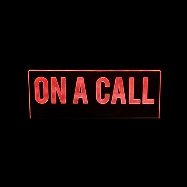 On a Call Desk Sign - Etsy