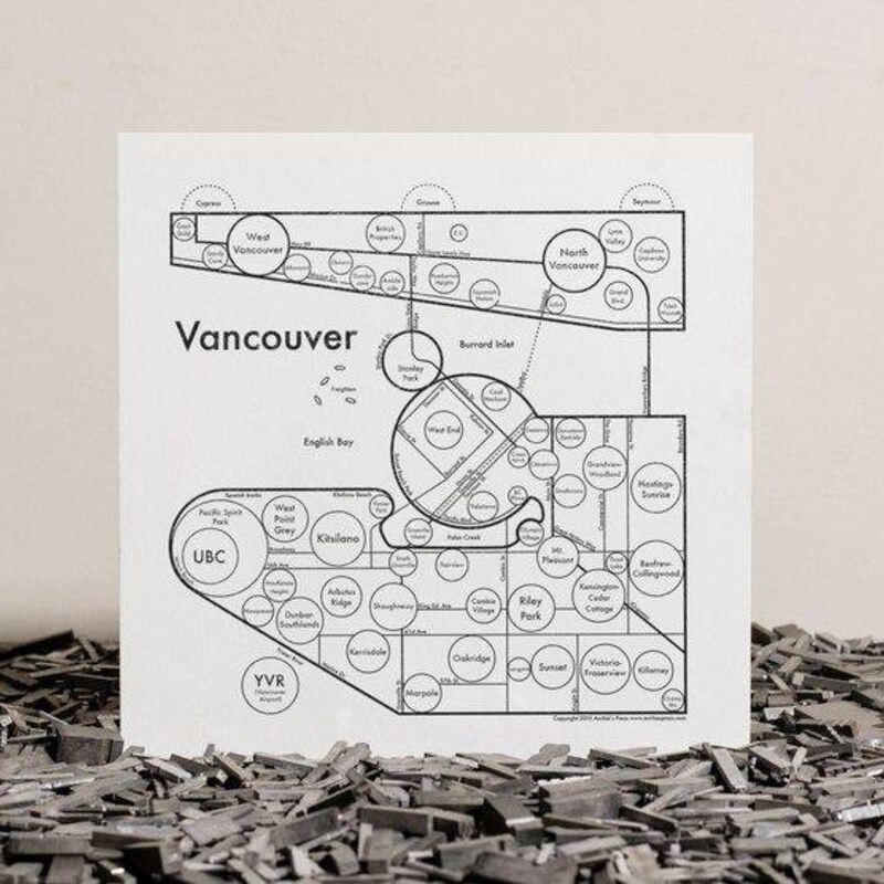 Modern Screenprint - Etsy