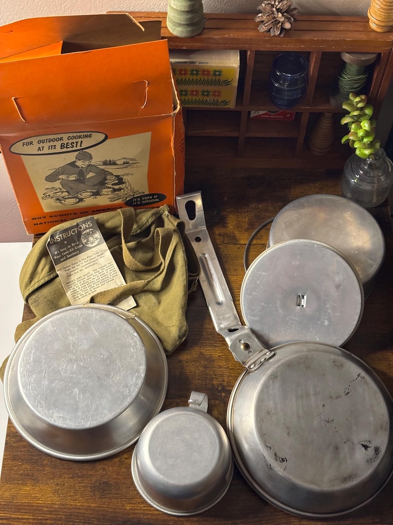 Vintage Boy Scouts of America Mess Kit — Full Set With Original Box - Etsy