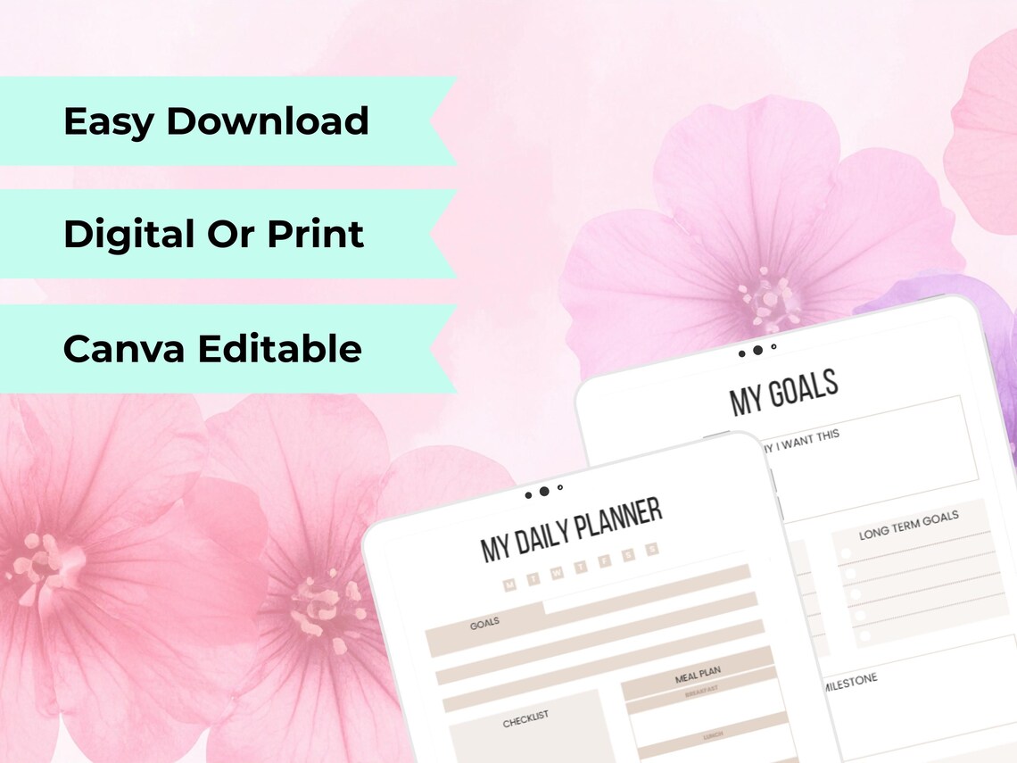 75 Day Etsy Challenge Planner | Daily Tracker & Accountability - Etsy