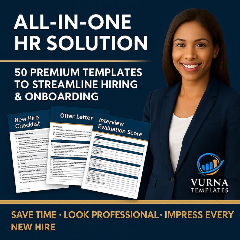 HR Templates: Hiring & Onboarding Toolkit (editable Word Forms) - Etsy ...