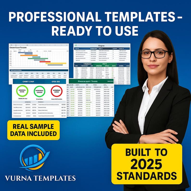 50 Project Management Excel Templates: PMP Tools (digital Download ...