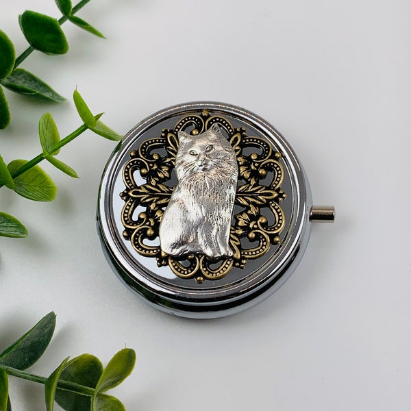 Cat Pill Box - Etsy