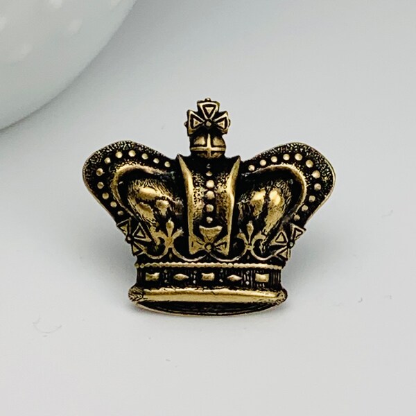 Crown Pin - Etsy