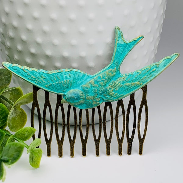 Bird Hair Comb - Etsy