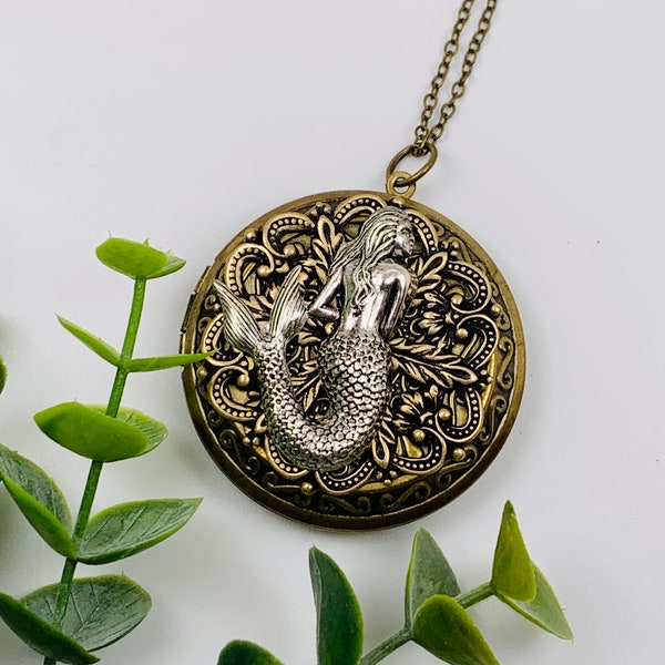 Mermaid Locket - Etsy